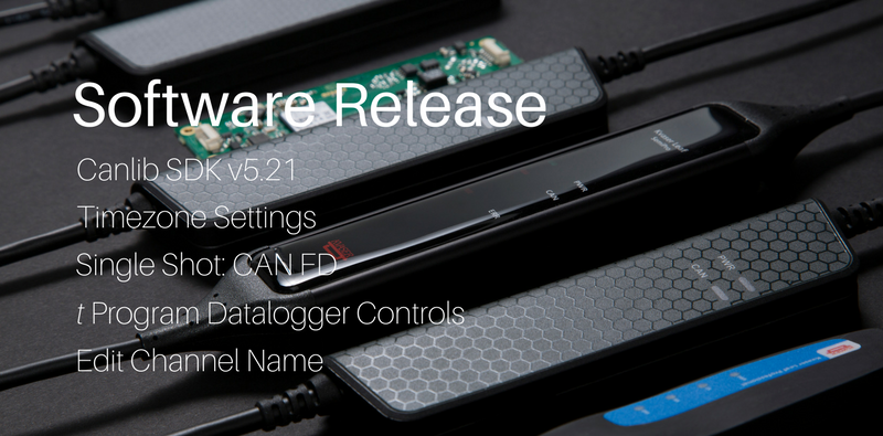 New Software: Local timestamp and multiple triggers added - Kvaser